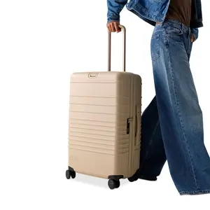 BEIS The Medium Check-in Roller Luggage - Beige