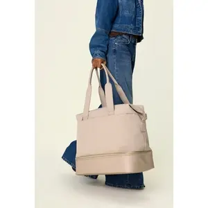 BEIS The Weekender Travel Bag - Beige