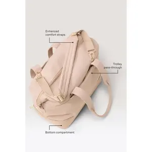 BEIS The Weekender Travel Bag - Beige