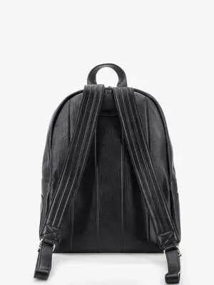 Orciani Leather Backpack With Logo