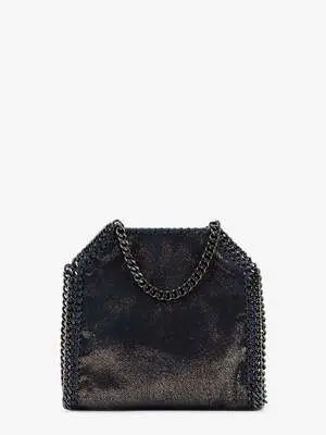 Stella McCartney Falabella Tiny Shiny Shaggy Deer Crossbody Bag - Blue