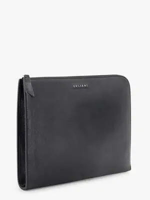 Orciani Lagoon Leather Briefcase