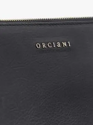 Orciani Lagoon Leather Briefcase