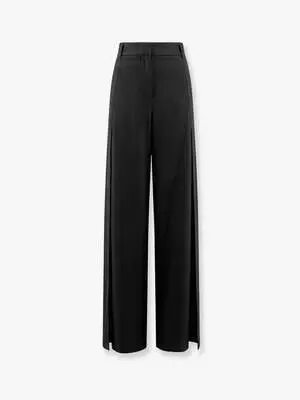 SEMICOUTURE Virgin Wool Blend Trousers - Black