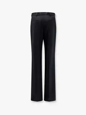 Saint Laurent Fluid Tailored Wool Trousers