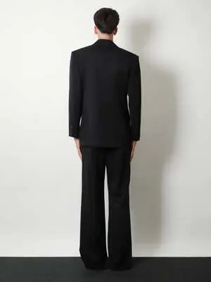 Saint Laurent Fluid Tailored Wool Trousers