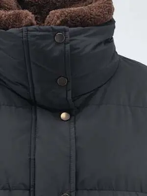 Brunello Cucinelli Down Jacket With Shearling Collar