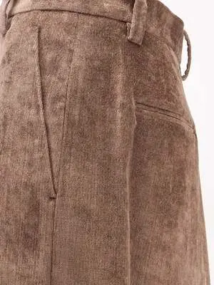 Brunello Cucinelli Velvet Flared Skirt With Monili Detail