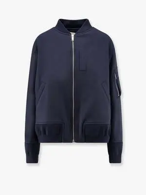 SEMICOUTURE Virgin Wool Blend Bomber Jacket