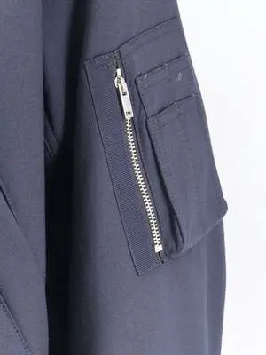 SEMICOUTURE Virgin Wool Blend Bomber Jacket