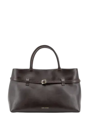 Manu Atelier Le Cambon 35 Leather Handbag - Brown