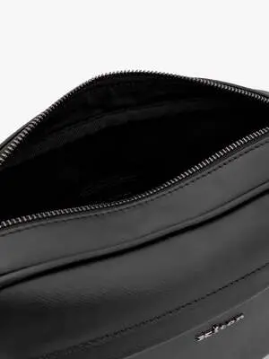 Kiton Leather Clutch With Logo