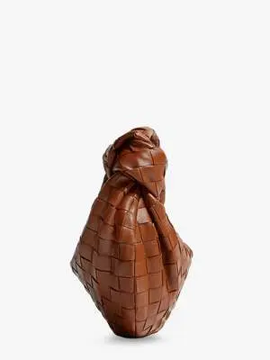 Bottega Veneta Mini Jodie Leather Handbag - Brown