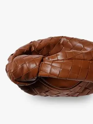 Bottega Veneta Mini Jodie Leather Handbag - Brown