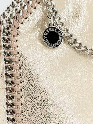 Stella McCartney Falabella Tiny Shiny Shaggy Deer Bag - Pink