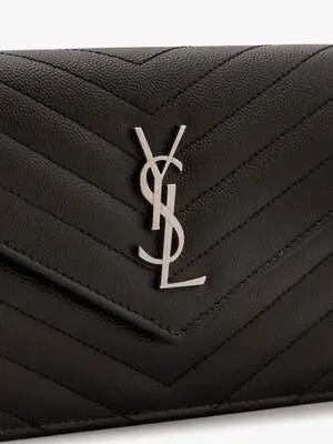 Saint Laurent Cassandre Pochette Graindepoudre Leather Crossbody Bag