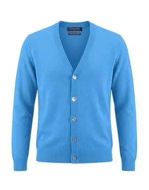 DANIELE FIESOLI Danielle Fiesoli Merino Wool Cardigan - Blue