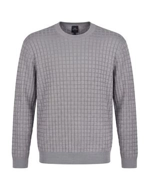 Armani Exchange Sweater Size Acrylic, Cotton, Virgin Wool - Grey