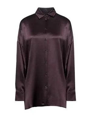Agnona Long Sleeve Silk Shirt