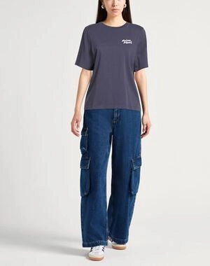 Maison Kitsuné Embroidered Logo Cotton T-shirt - Navy