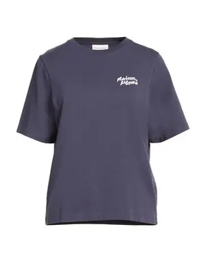 Maison Kitsuné Embroidered Logo Cotton T-shirt - Navy