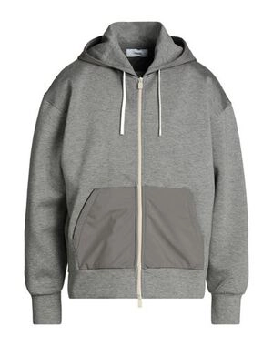 LARDINI Viscose And Elastane Zip-up Hooded Sweatshirt - Grey