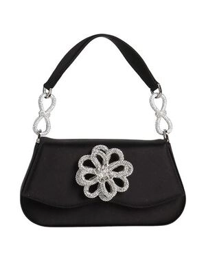 Mach & Mach Handbag Textile Fibers - Black
