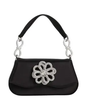 Mach & Mach Embellished Satin Baguette Bag