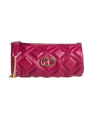 LA CARRIE Quilted Leather Crossbody Bag With Logo Embellishment