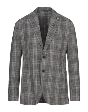 L.B.M. 1911 L. B.m. 1911 Blazer Dark Size Wool, Cotton, Polyamide, Linen