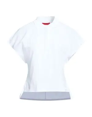 Max & Co. Cotton Linen Polo Shirt - White