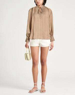 Max & Co. Viscose Silk Striped Blouse