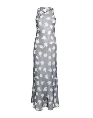 Max & Co. Maxi Dress Size Polyester - Grey