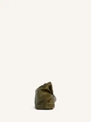 Balmain Dinner At 8 Medium Bag In Smooth Leather - Green
