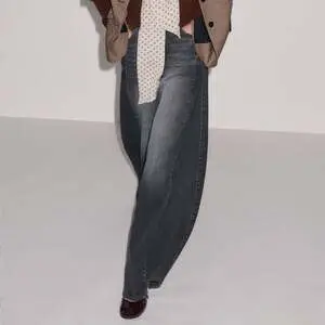 ME+EM Printed Silk Cotton Blouse With Tie Detail