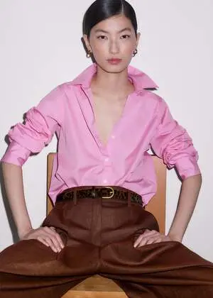 ME+EM Relaxed Forever Shirt - Pink