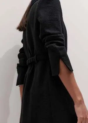 ME+EM Fit And Flare Mini Dress With Belt