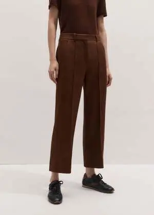 ME+EM Straight Crop Tailored Trousers