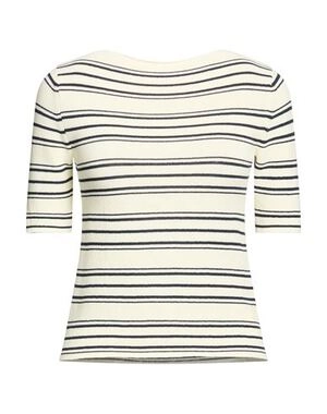 Max & Co. Sweater Size Cotton, Polyamide - White