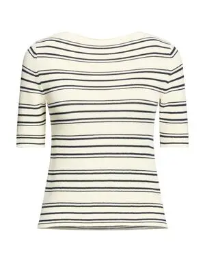 Max & Co. Sweater Size Cotton, Polyamide - White