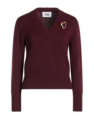 Alpha Studio Sweater Size Merino Wool - Red
