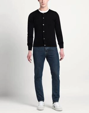 Alpha Studio Merino Wool Cardigan - Black