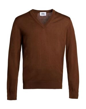 Alpha Studio Sweater Size Merino Wool - Brown