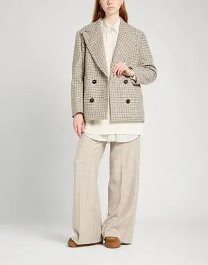 Max & Co. Maser Coat Cream Size Virgin Wool, Polyamide