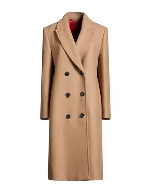 Max & Co. Coat Sand Size Virgin Wool, Polyamide
