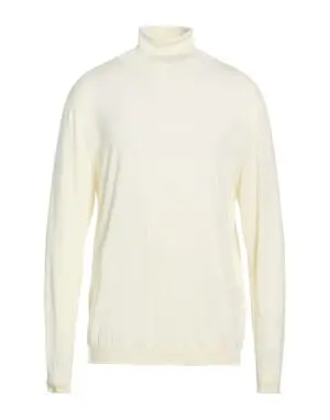 LARDINI Turtleneck Cream Size Wool, Silk, Cashmere