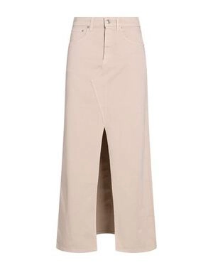 DEPARTMENT 5 Denim Skirt Size Cotton, Elastane - Beige