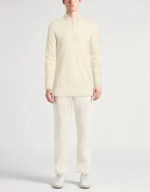 LARDINI Sweater Ivory Size Cashmere