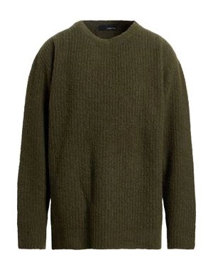 LARDINI Sweater Military Size Wool, Cashmere, Polyamide - Green