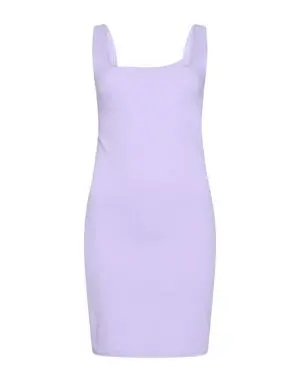 Patrizia Pepe Mini Dress Lilac Size Polyamide, Elastane